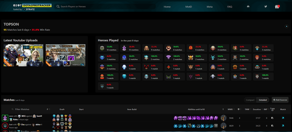 Dota2ProTracker Seguirá Funcionando Pese a Restricción de Datos